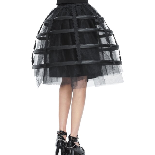 Devil Fashion Gothic mini hoop skirt | BOUDOIR NOIR
