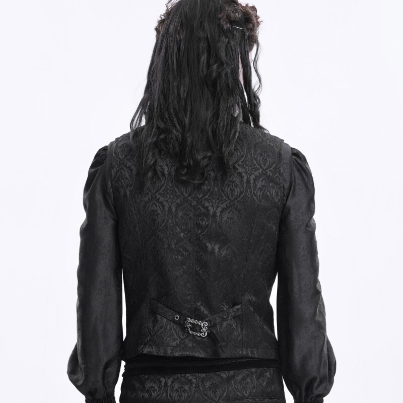 Elegant Devil Fashion Victorian Goth waistcoat | BOUDOIR NOIR